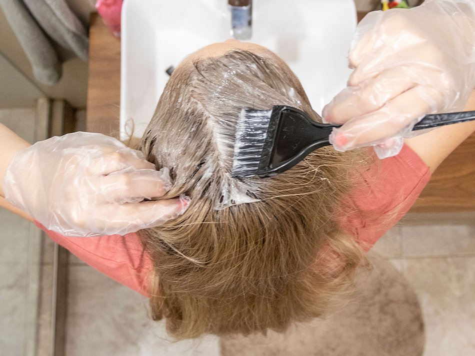 coloring picture hair