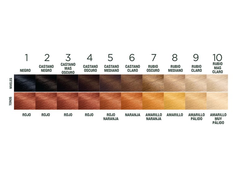 How to find your best hair color using the hair color chart - Garnier
