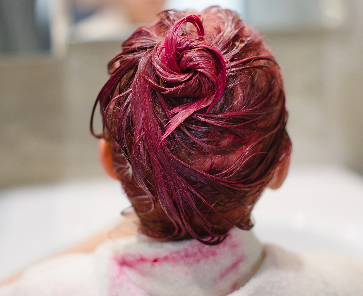 what are the steps to coloring hair