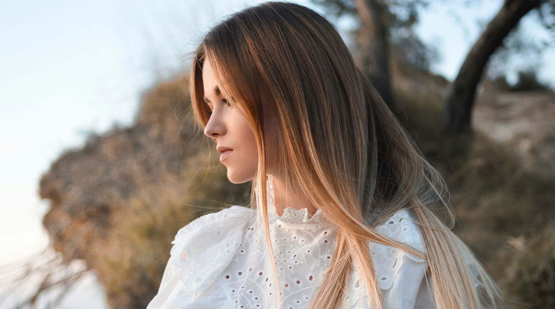 Long hair women store