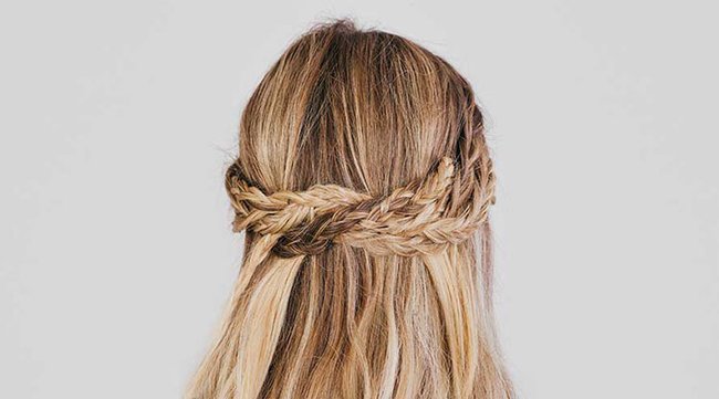 How-to for a Leather Wrapped Ponytail - Hair Tutorial - Garnier
