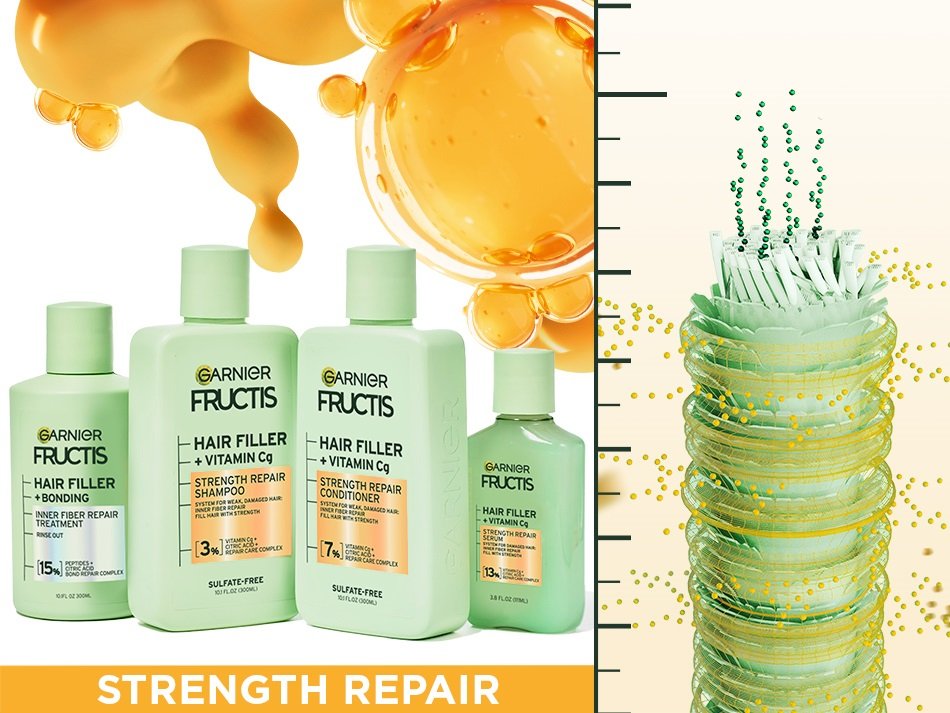 Hair Fillers: Repair and Revitalize Damaged Hair Today | Garnier