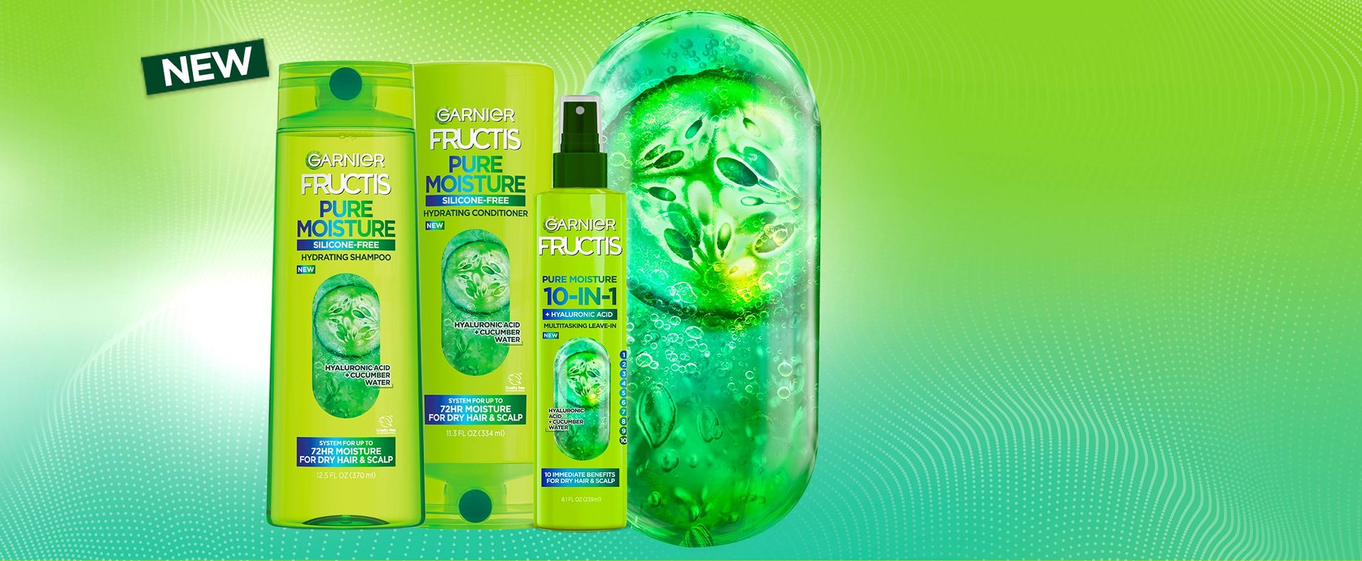 The Pure Moisture Collection from Fructis Hair Care - Garnier