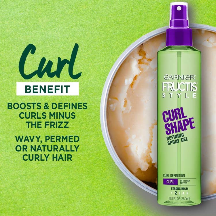 Curl Shaping Spray Gel - Curl Definition - Garnier Fructis Style