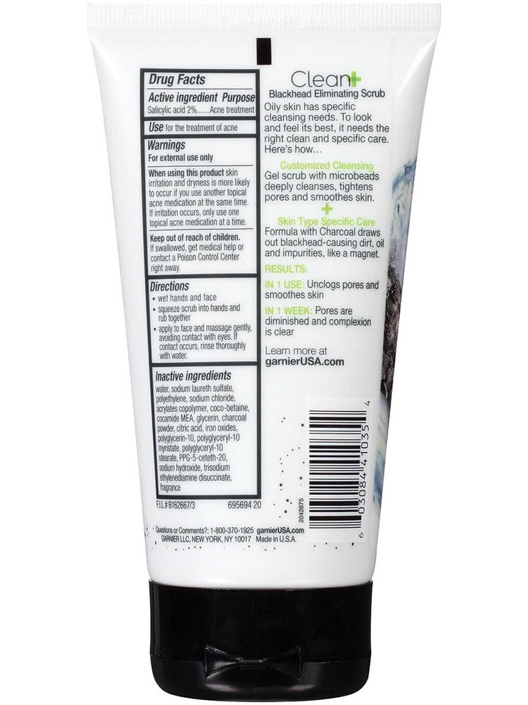 Blackhead Eliminating Scrub - Exfoliator - Garnier SkinActive