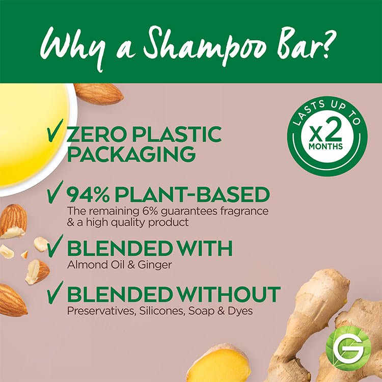 Strengthening Shampoo Bar with Ginger - Garnier