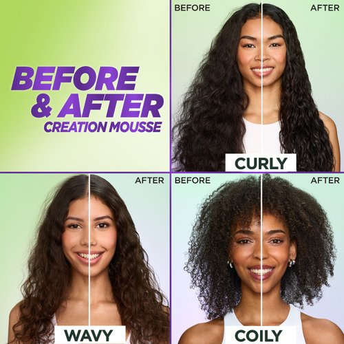 garnier mousse curl construct