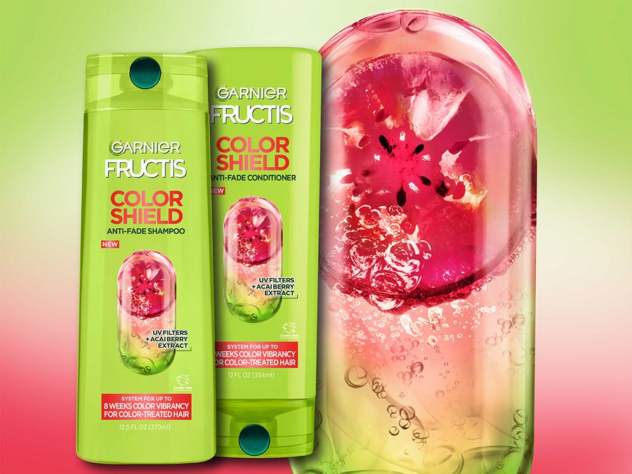 Protect your color with Fructis Color Shield Conditioner - Garnier