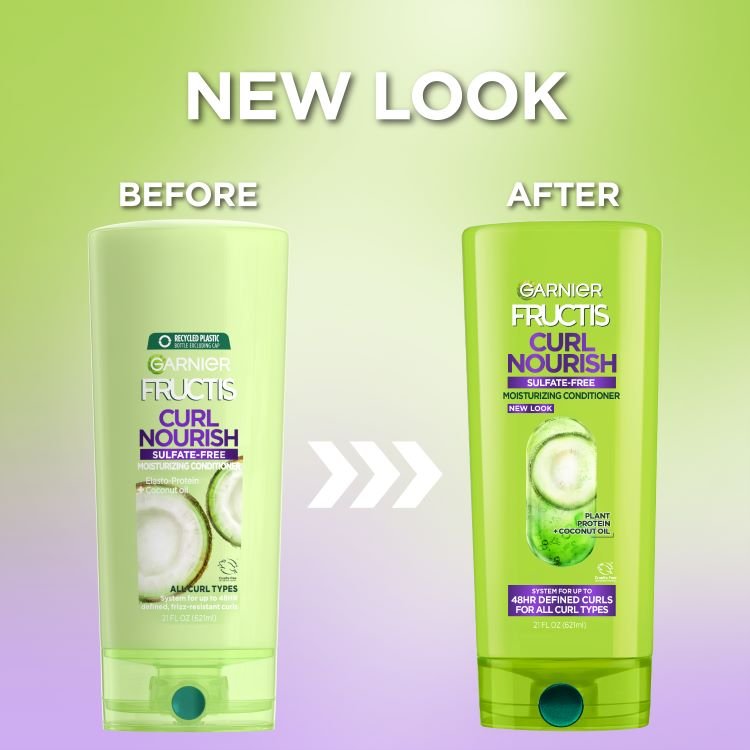Fructis Curl Nourish Conditioner for Curly Hair - Garnier