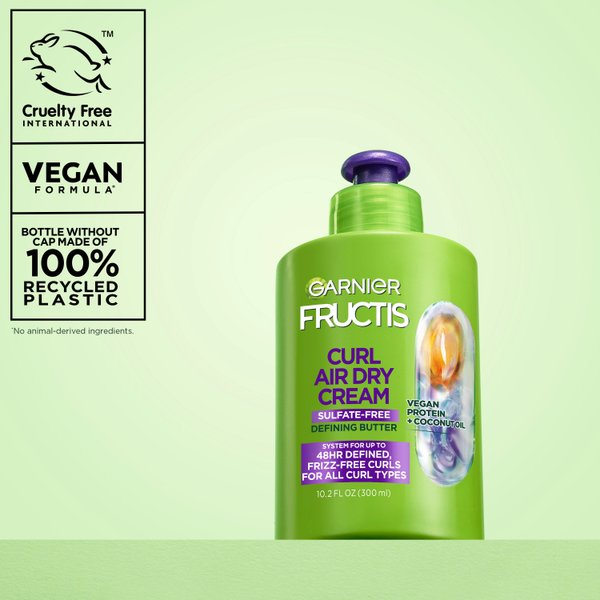 Fructis Curl Air Dry Cream Leave-In Treatment - Garnier
