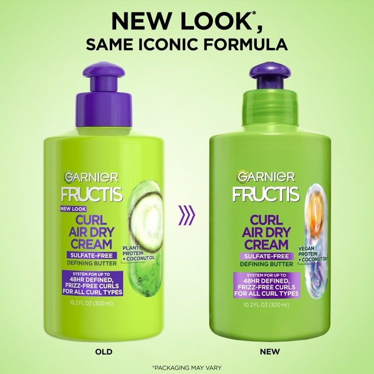 Fructis Curl Air Dry Cream Leave-In Treatment - Garnier