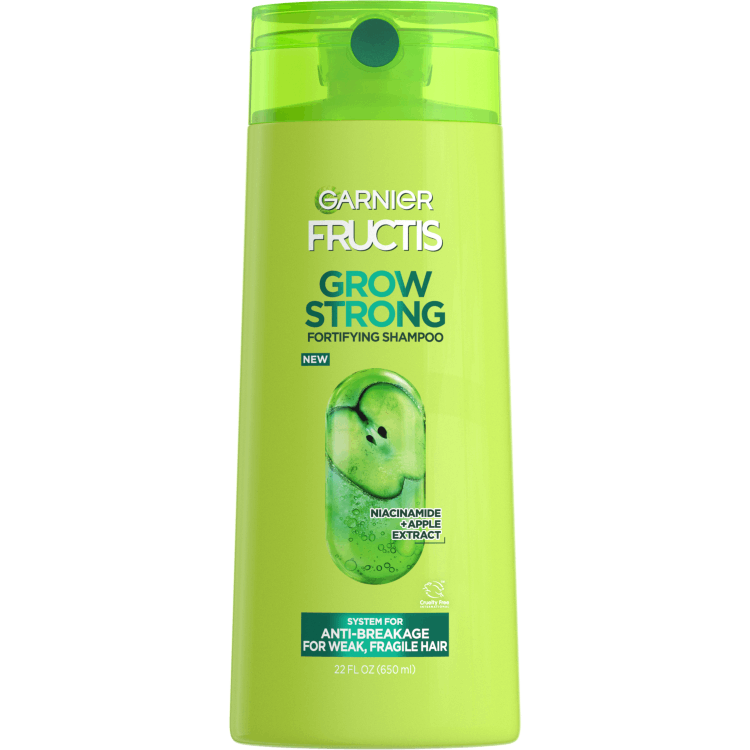 Strengthen hair with Fructis Grow Strong Shampoo - Garnier