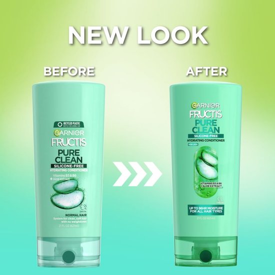 Fructis Pure Clean Conditioner for lasting moisture - Garnier