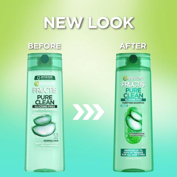 Fructis Silicone-Free Purifying Pure Clean Shampoo - Garnier