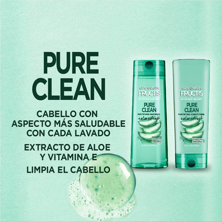 Pure Clean Shampoo - Producto de cuidado capilar - Garnier Fructis
