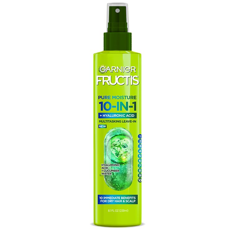Fructis Pure Moisture 10-in-1 Leave-In Spray for hair - Garnier