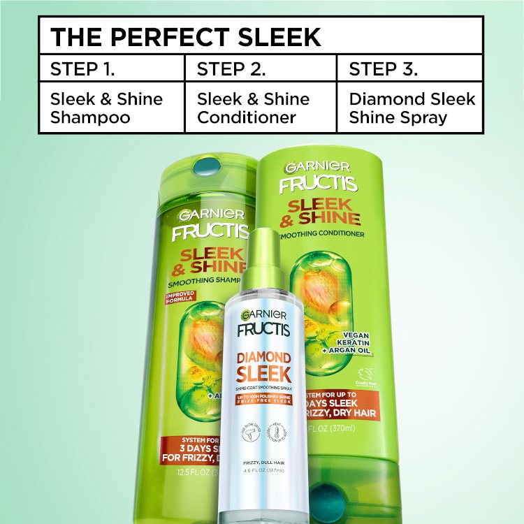Fructis Diamond Sleek Shine-Coat Smoothing Spray - Garnier