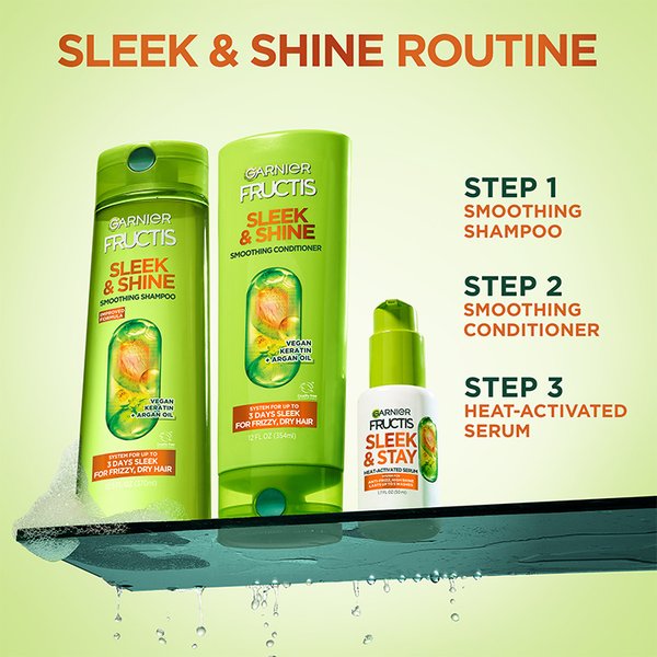 Fructis Sleek & Stay: Ultimate Serum for Frizz-Free Shine | Garnier