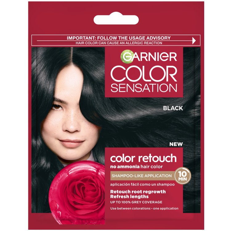 Color Retouch Ammonia-Free Hair Color Black - Garnier