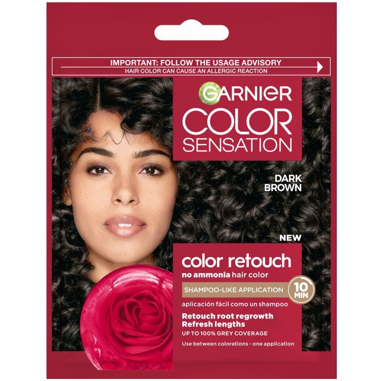 Color Retouch Ammonia-Free Hair Color Dark Brown - Garnier