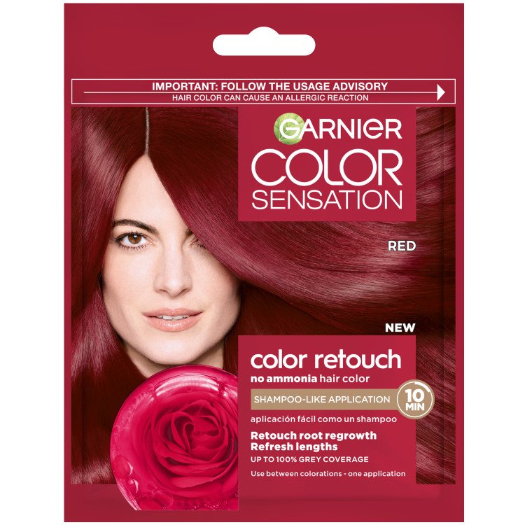 Color Retouch Ammonia-Free Permanent Hair Color Red - Garnier