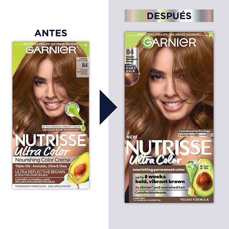 Nutrisse Ultra-Color - Caramel Chocolate Hair Color - Garnier