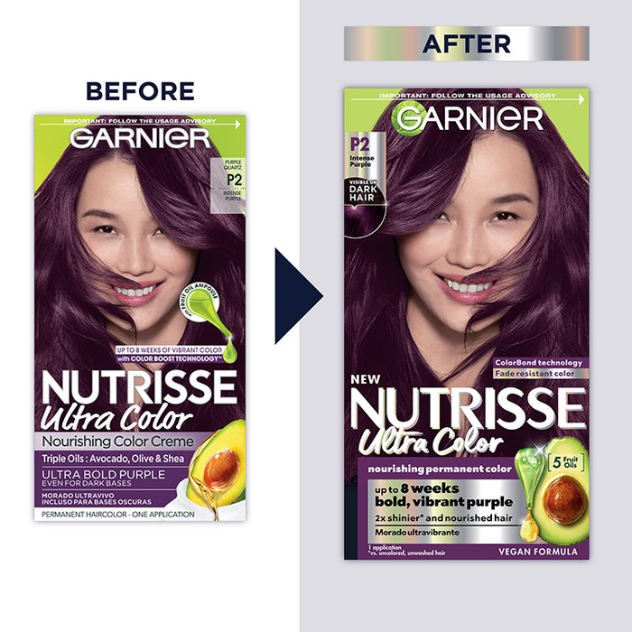 Nutrisse Permanent Intense Purple Color Creme - Garnier