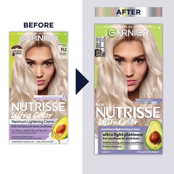 Nutrisse Ultra-Color - Ultra Light Platinum Hair Color - Garnier