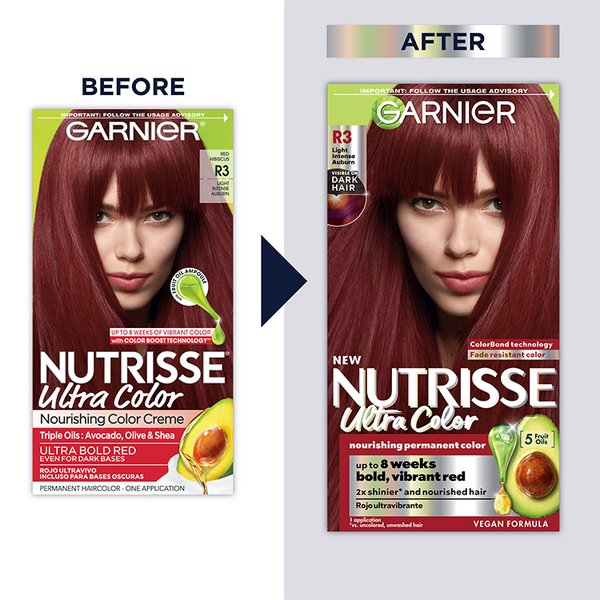 Nutrisse Ultra Color Intense Auburn Hair Dye - Garnier