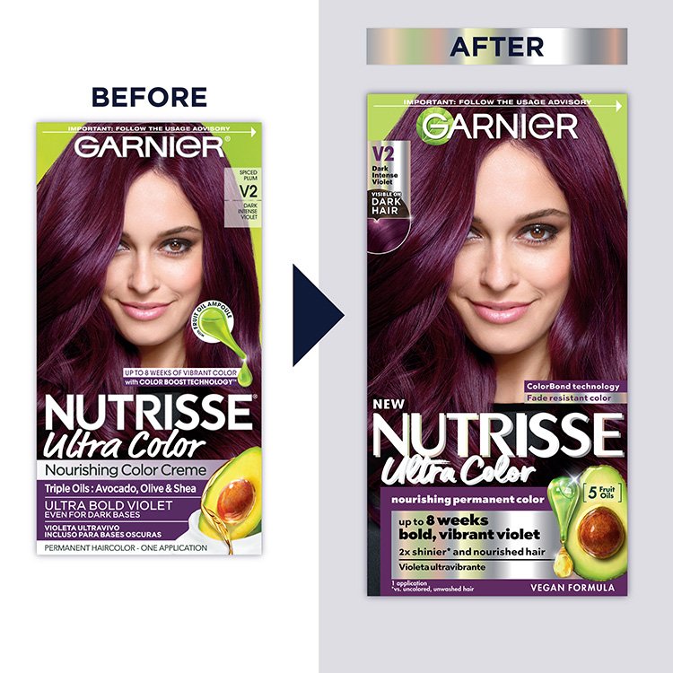 Nutrisse Ultra Color - Dark Intense Violet Hair Color - Garnier