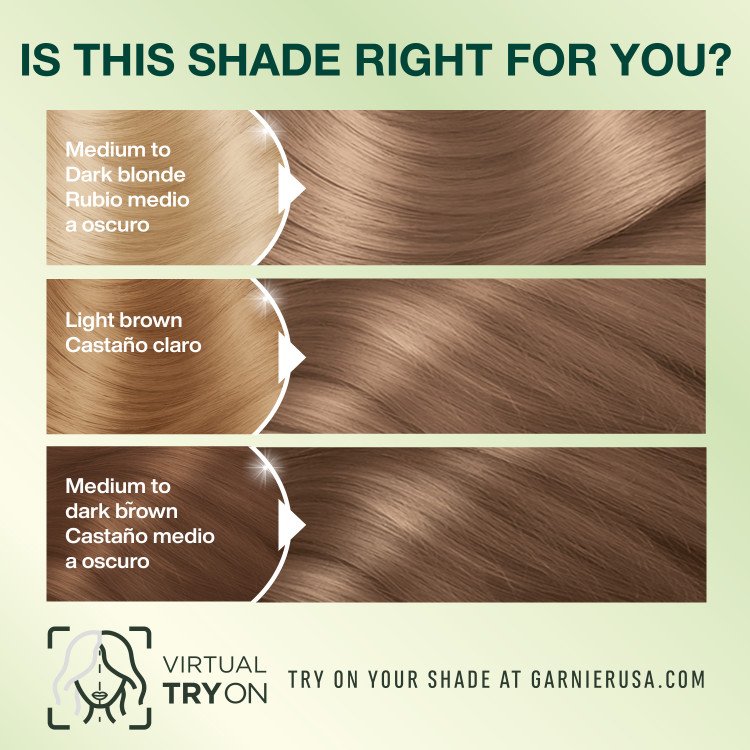 medium ash brown garnier