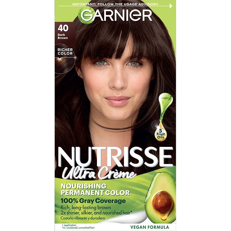 medium dark brown garnier