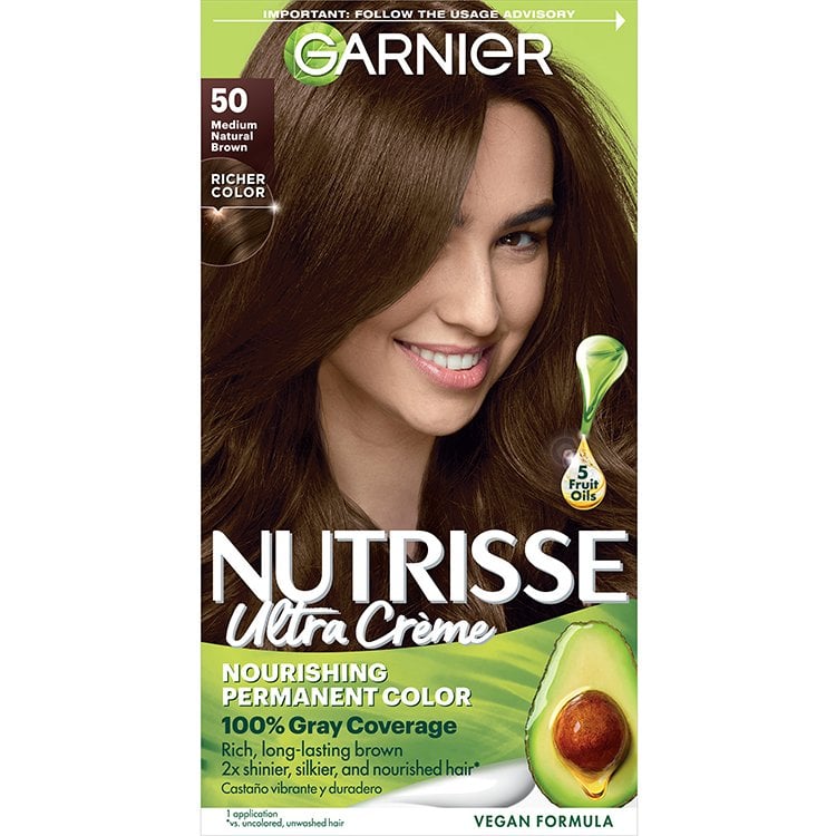 medium dark brown garnier