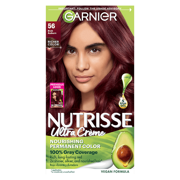 Nutrisse Ultra Crème - 56 Rich Auburn Hair Color - Garnier