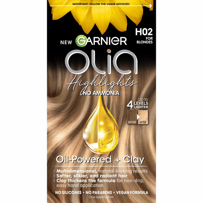 The Olia Ammonia-Free Highlight Kit Blonde H02 - Garnier