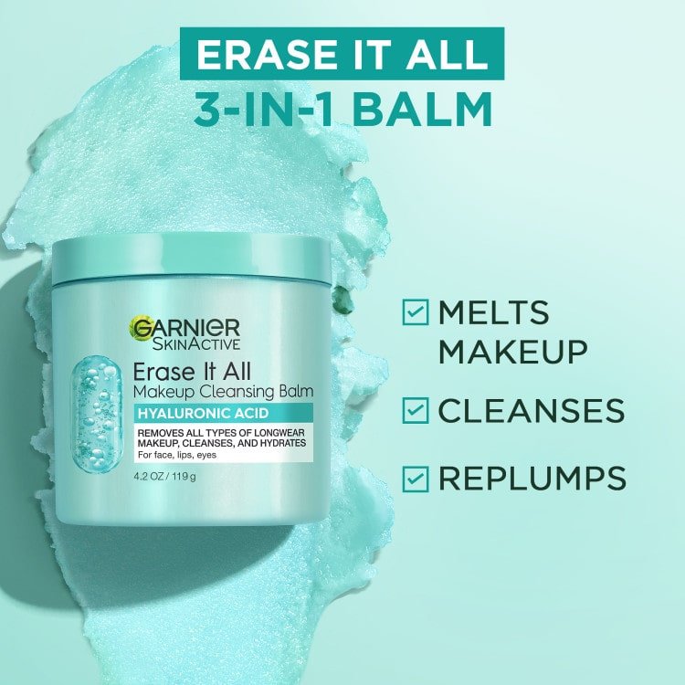 Erase It All Hyaluronic Acid Cleansing Balm - Garnier