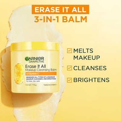 Erase It All Makeup Cleansing Balm with Vitamin C - Garnier