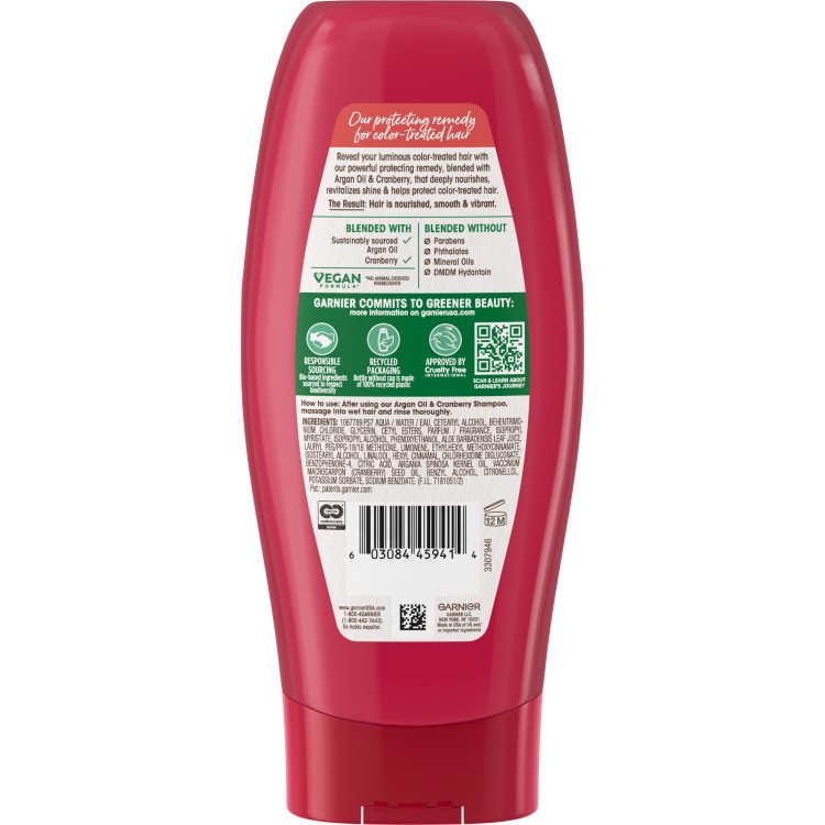 Argan Oil & Cranberry Color Care Conditioner - Hair Care - Garnier
