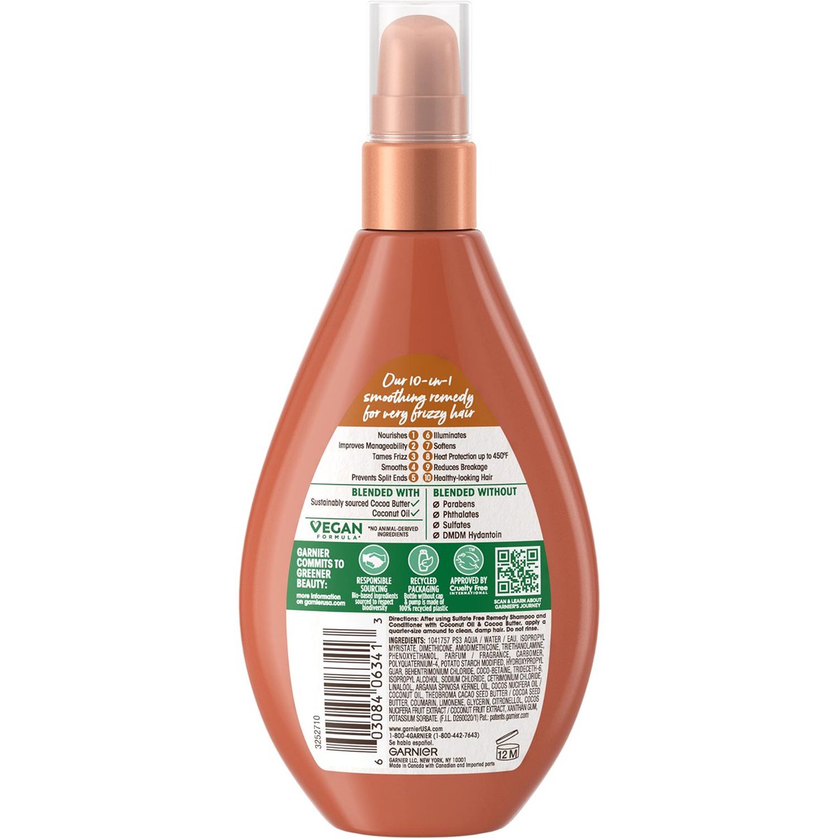 Miracle Frizz Tamer 10-In-1 Leave-In Treatment - Garnier
