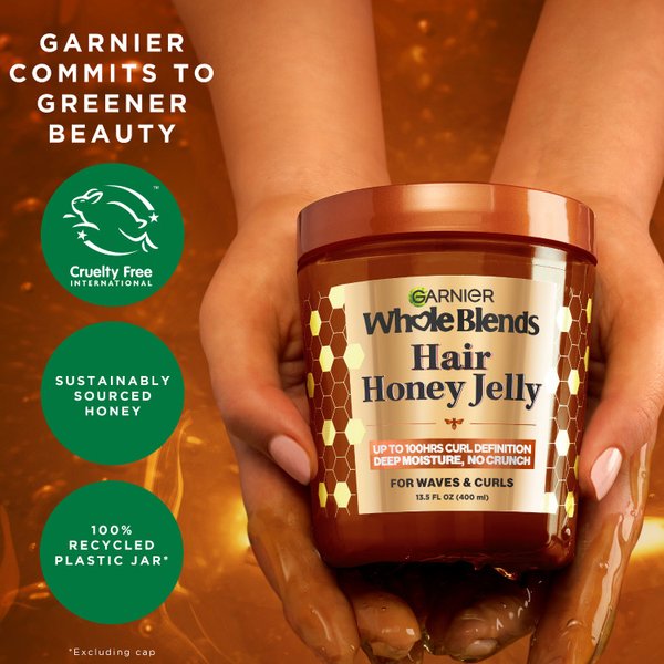 Whole Blends Hair Honey Jelly for Defining Waves and Curls - Garnier