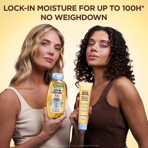 Garnier Whole Blends Honey Water Leave In Cream - 100 Hours Moisture Lock
