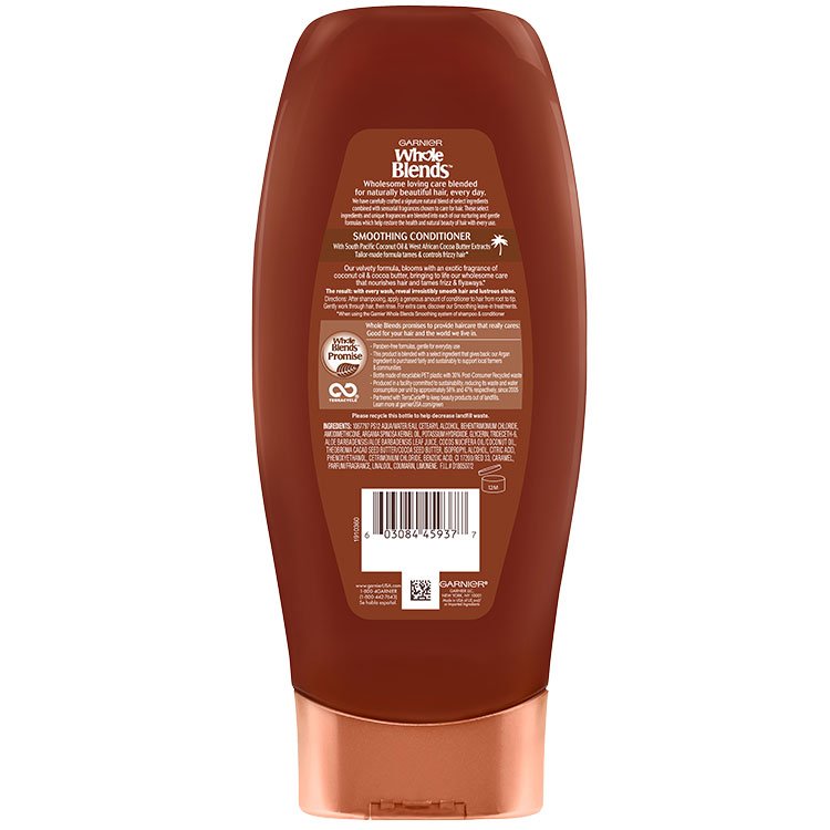 Coconut Oil & Cocoa Butter Smoothing Conditioner - Hair Care - Garnier