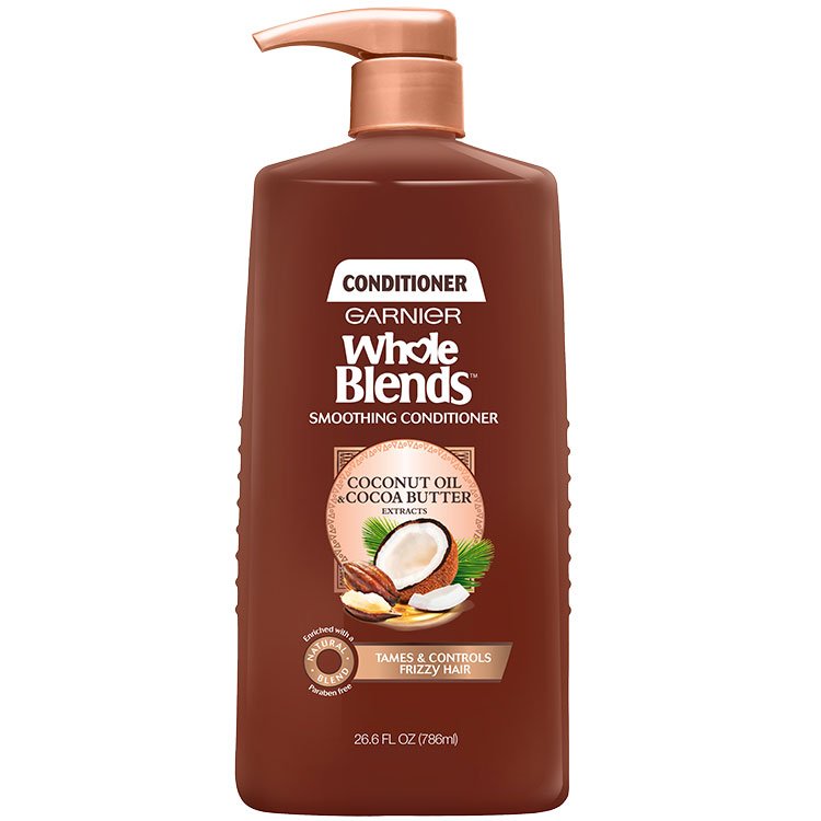 Coconut Oil & Cocoa Butter Smoothing Conditioner - Hair Care - Garnier